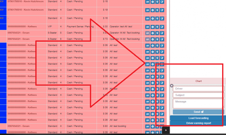 INSOFTDEV | Taxi Dispatch System | Recording Drivers Actions.